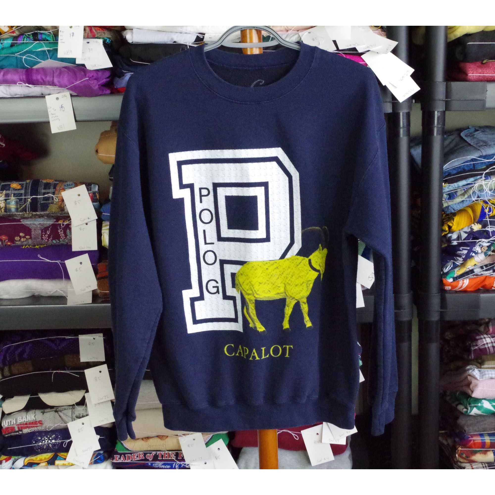 Rap Tees × Streetwear Polo G Capalot Men's Medium Navy Blue Rap ...