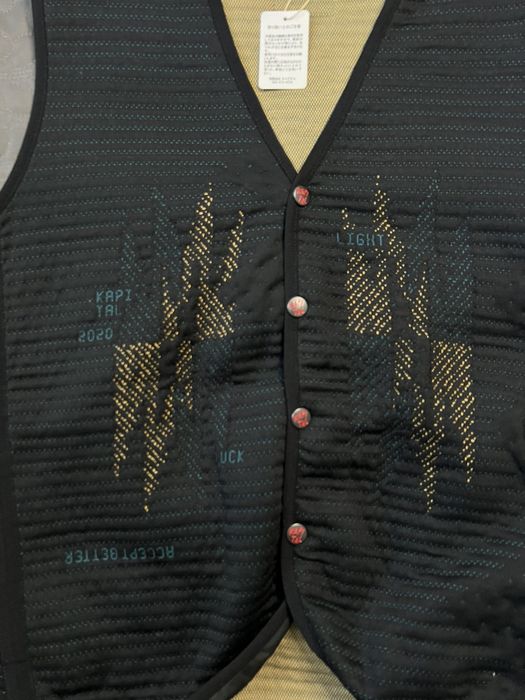 Kapital Kapital X BYBORRE 3D Knit Hyper Chimayo Vest | Grailed