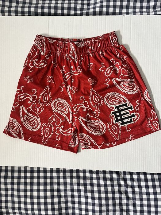 Eric Emanuel Red Paisley Eric Emanuel EE Basic Shorts Medium | Grailed