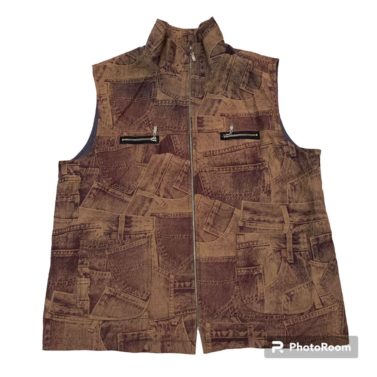 Art Comes First × Free Style × Japanese Brand Cozy Printed Vest | Grailed