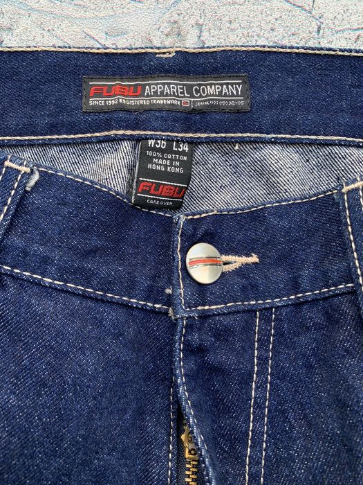 Fubu FUBU COLLECTION BAGGY JEANS HIP HOP DENIM PANTS | Grailed