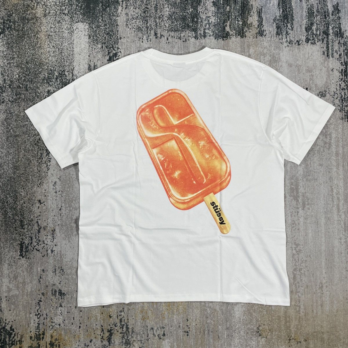 Stussy STUSSY " POPSICLE " TEE WHITE // LARGE | Grailed