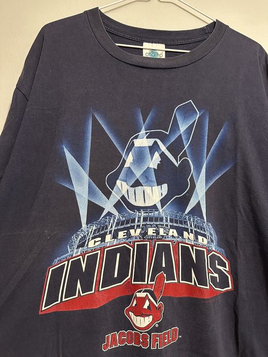 Vintage Vintage 2000 MLB Tour Champ Cleveland Indians Tee Size XL | Grailed