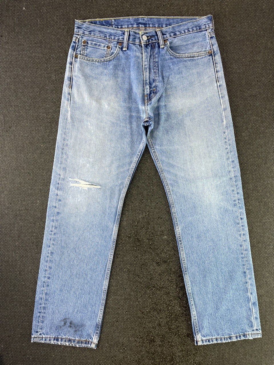 Levi's Vintage Levis 505 Stone Wash Jeans Distressed Denim - J357 | Grailed