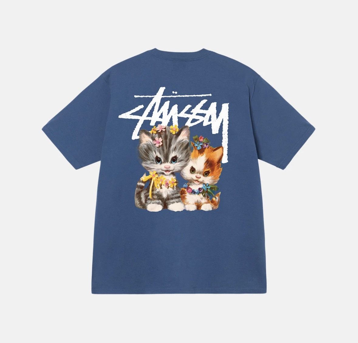 Stussy Stussy kittens tee midnight large SS23 | Grailed