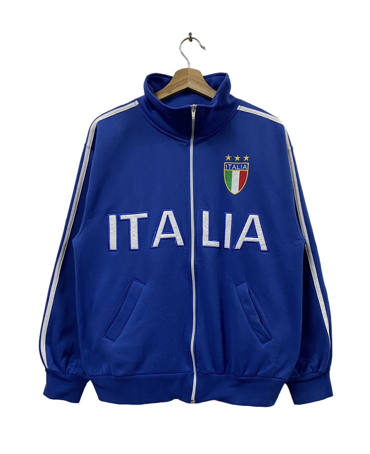 Vintage Vtg🔥Italia Soccer Sweater Jacket | Grailed