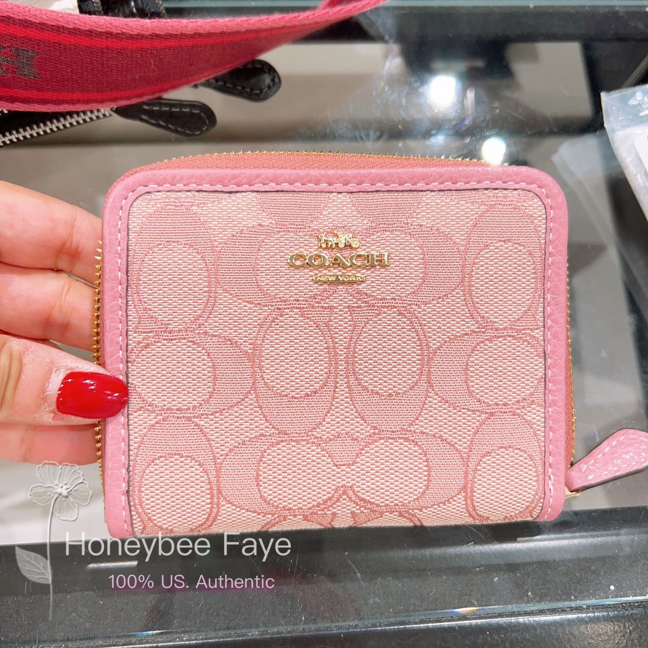 Coach Small Zip Around Wallet In Signature Jacquard | Grailed