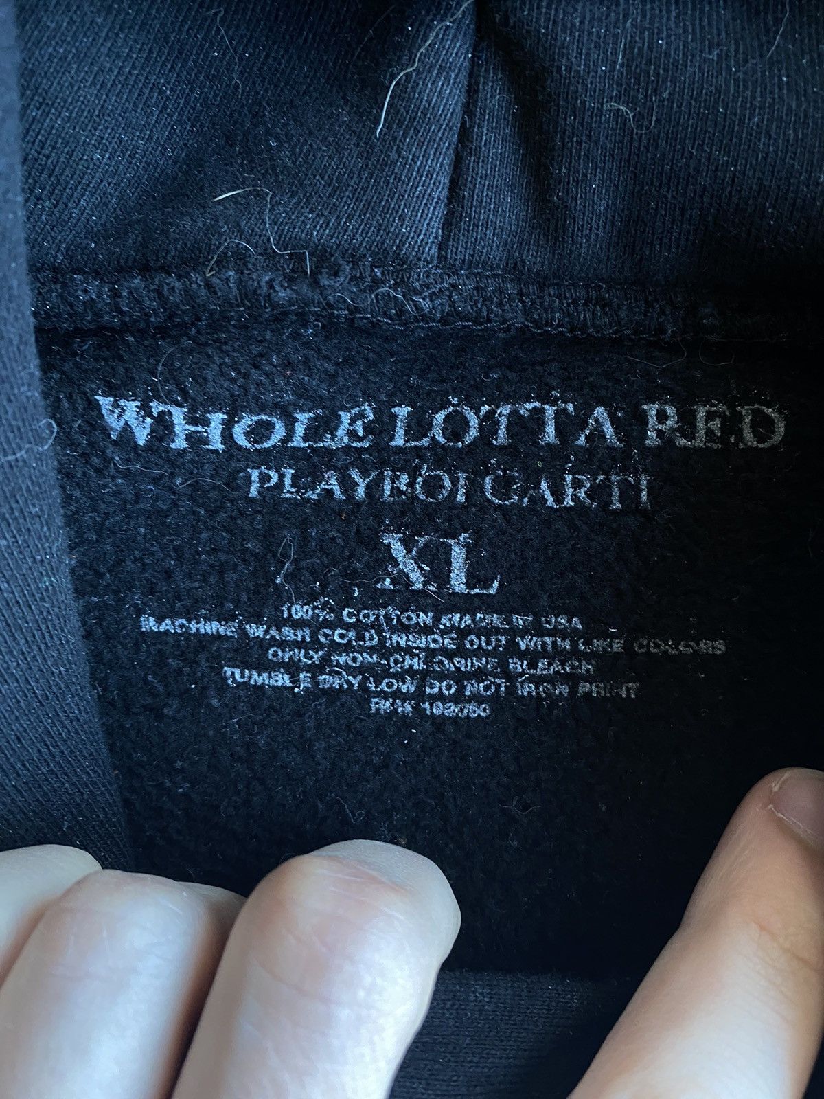 Streetwear Playboi Carti WLR Cat Hoodie XL | Grailed