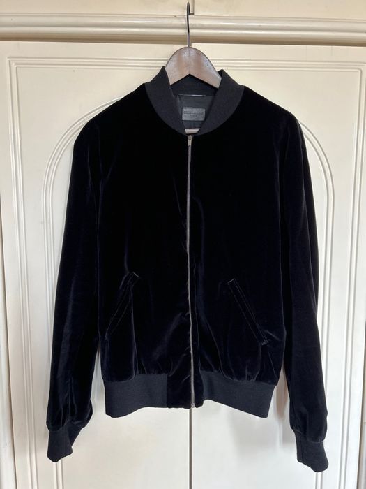 Saint Laurent Paris Saint Laurent Paris 2016AW Black Velvet Music Note ...