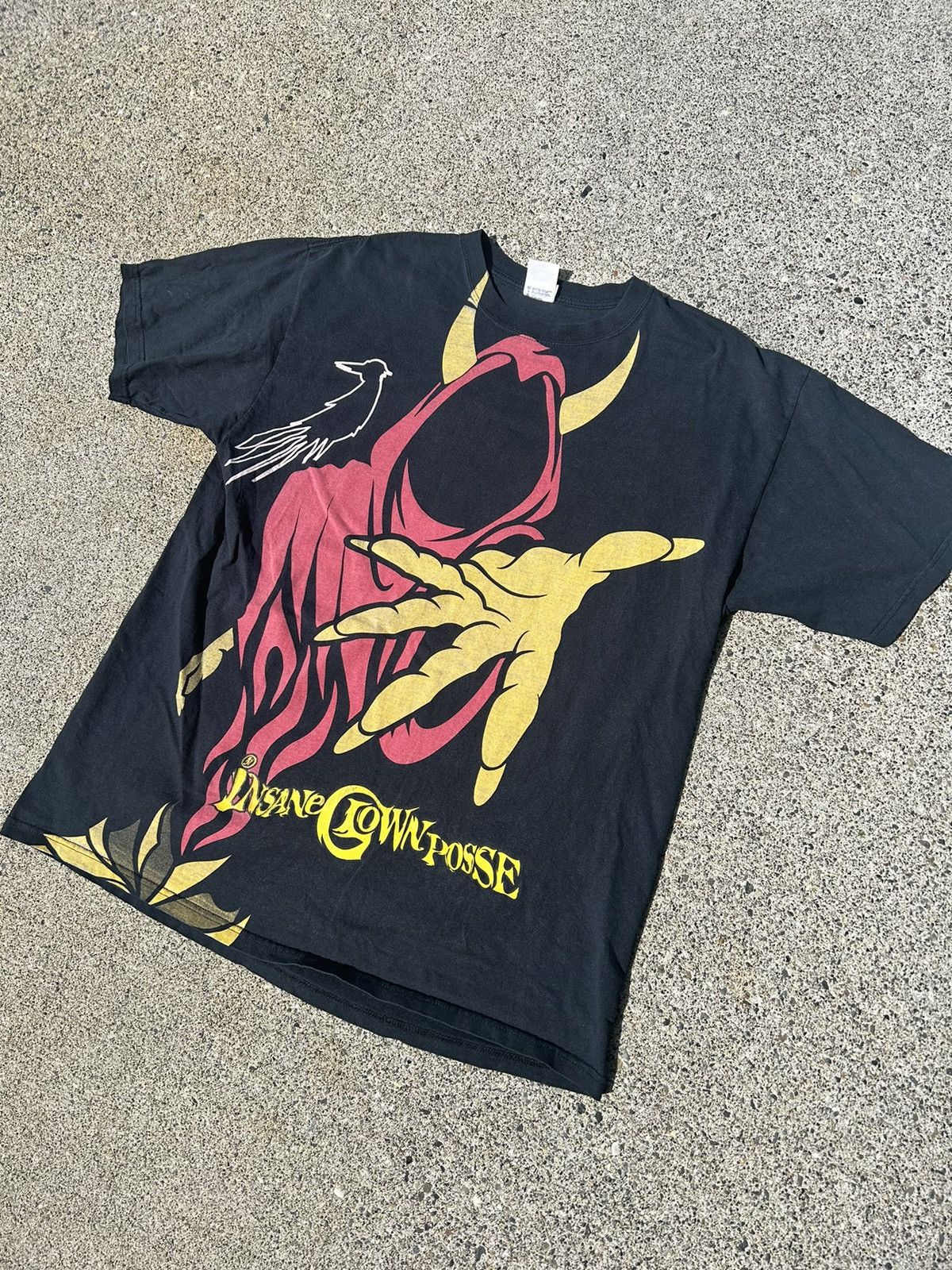 Anvil × Band Tees × Vintage Insane clown posse devil aop tee | Grailed