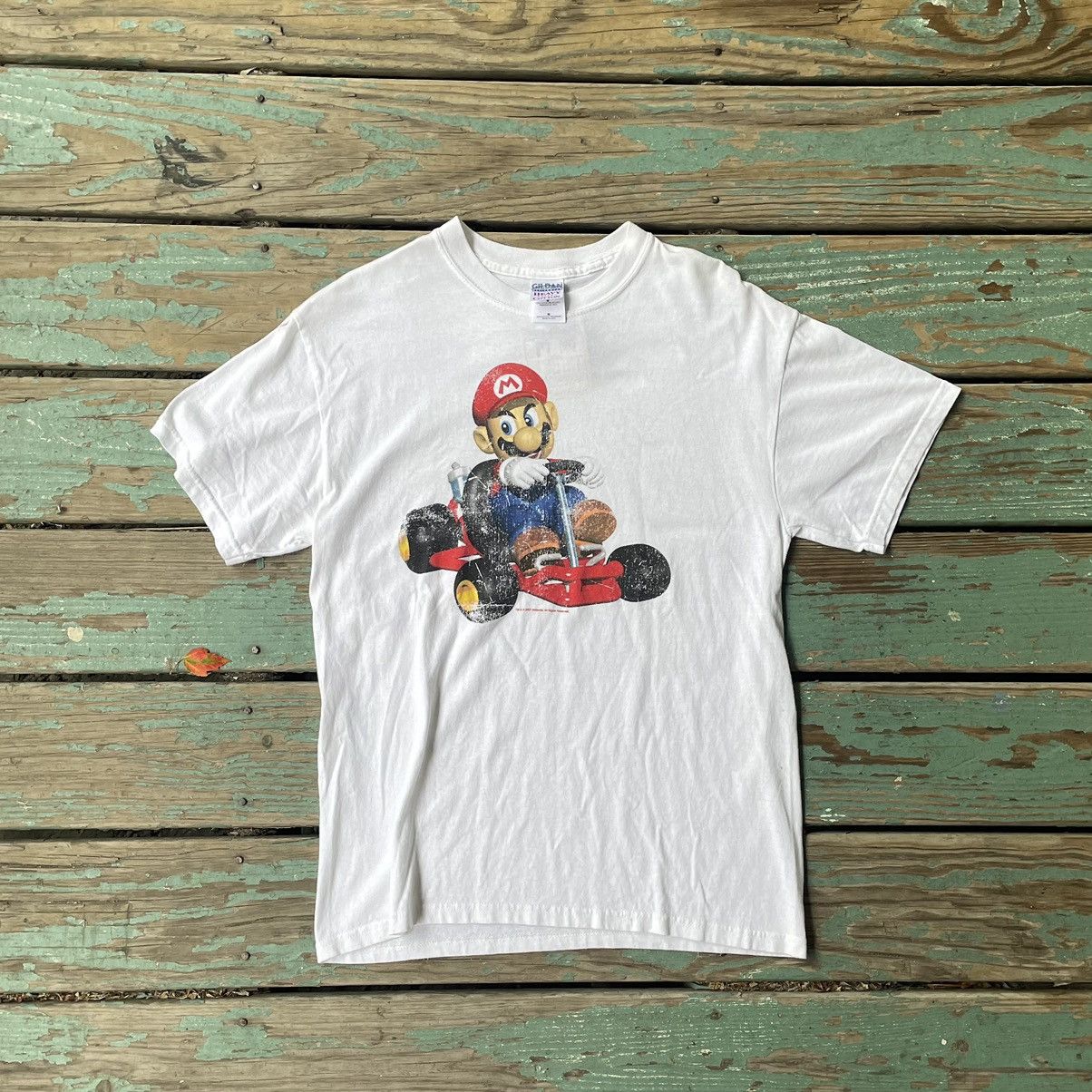 Vintage Retro Y2K Mario Kart Wii Video Game Racing Tee | Grailed