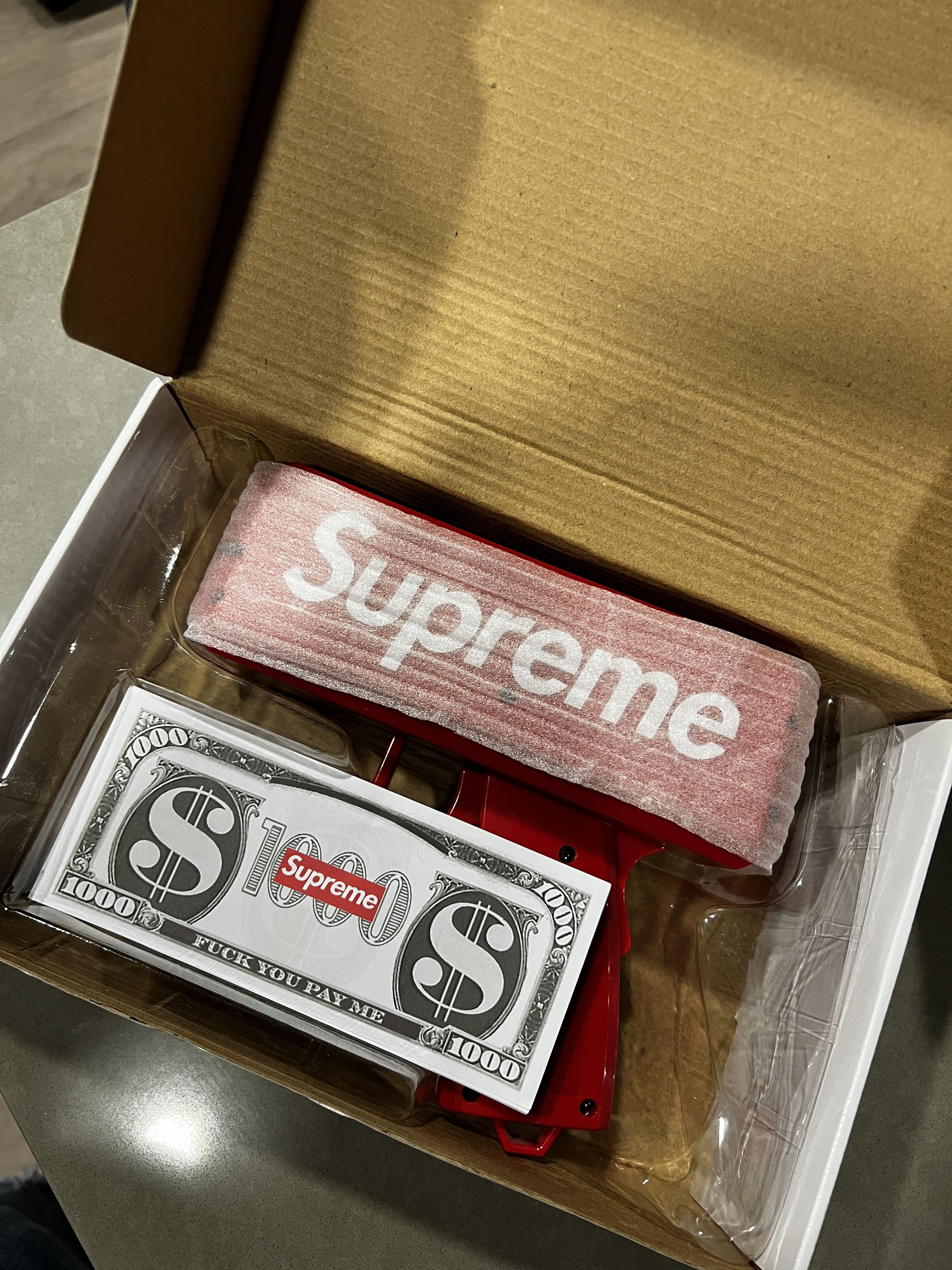 Supreme Supreme Cash Cannon/Money Gun | Grailed