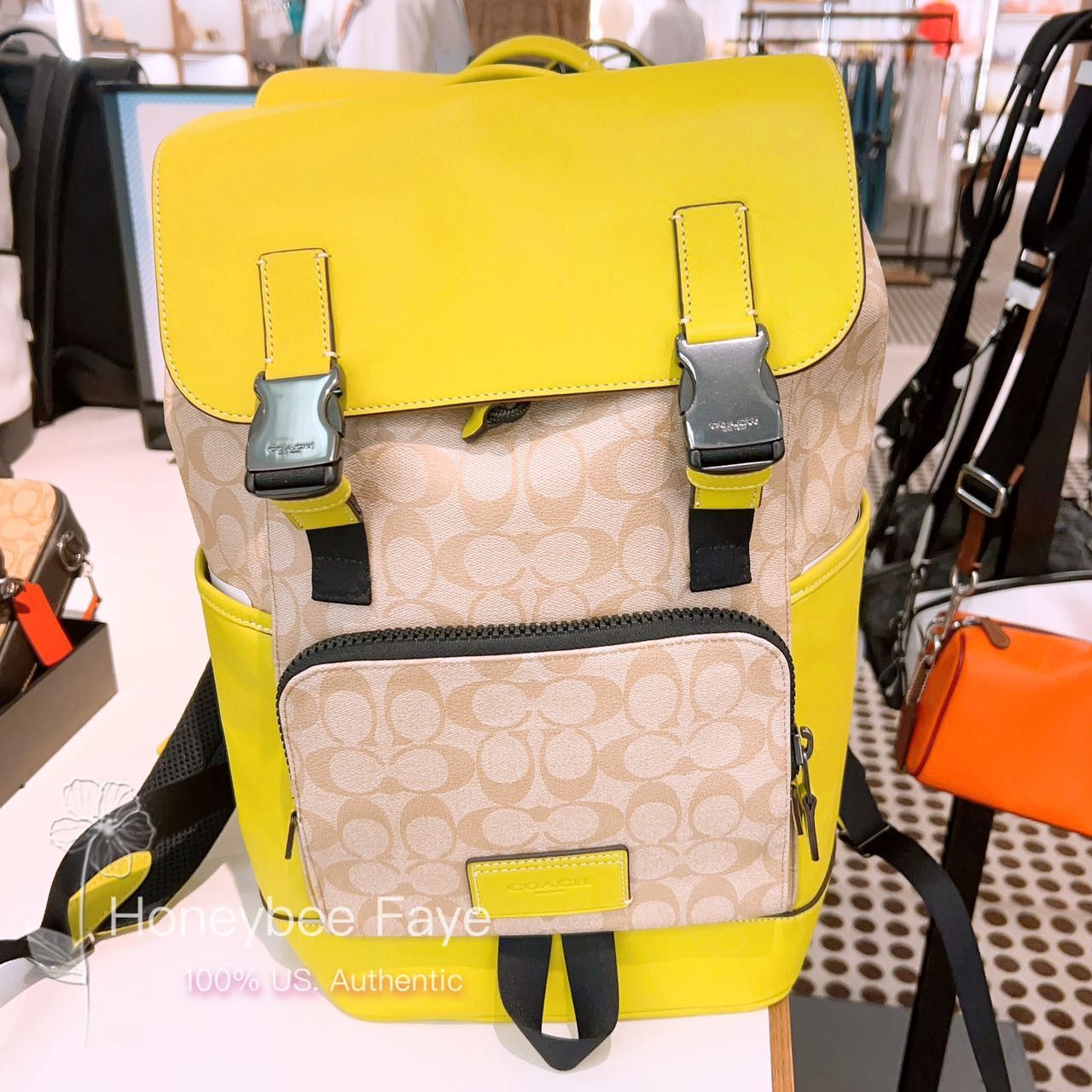 Coach Track Backpack In Signature Canvas | Grailed