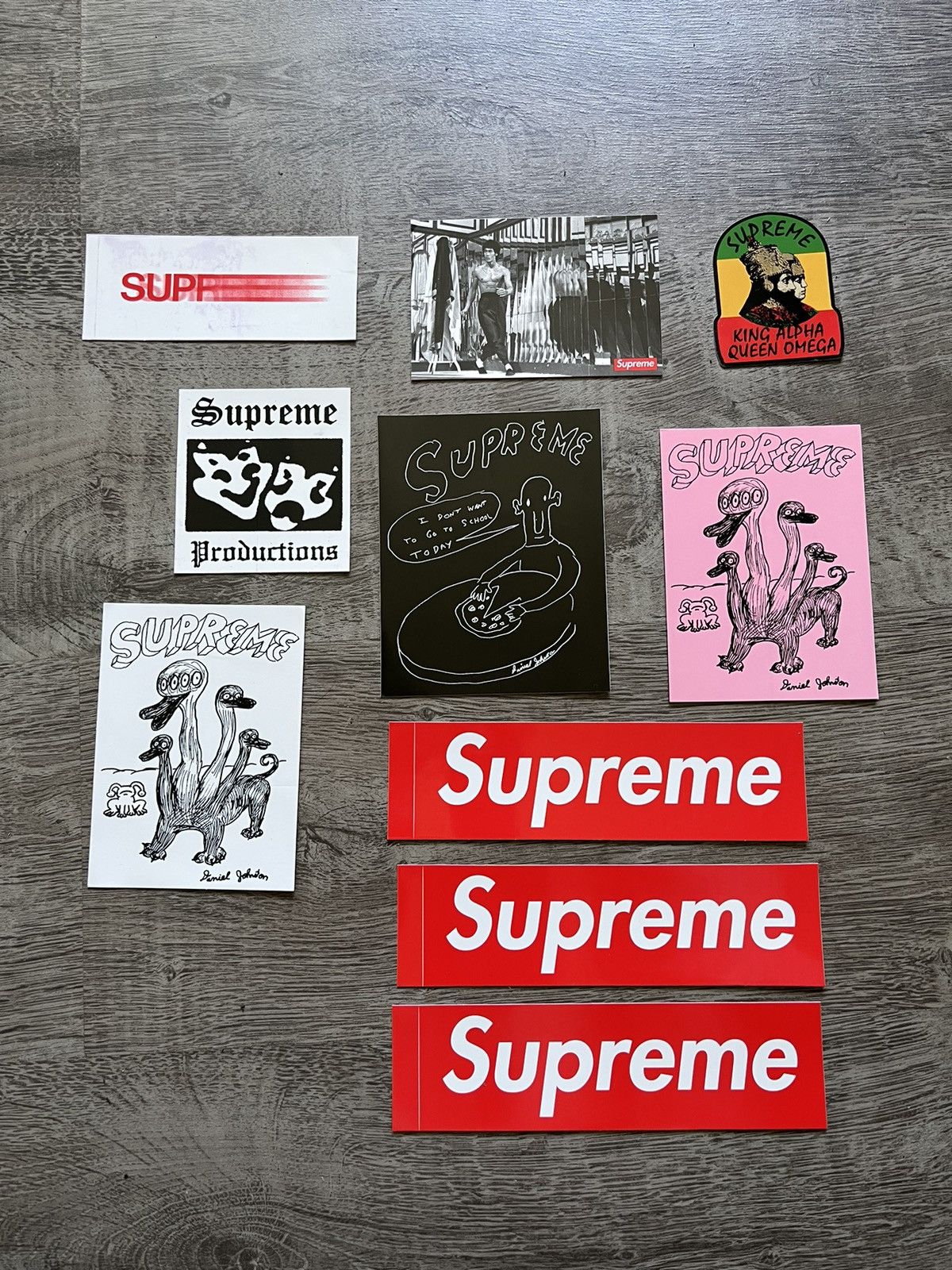 Supreme Supreme Rare Stickers Lot | Grailed