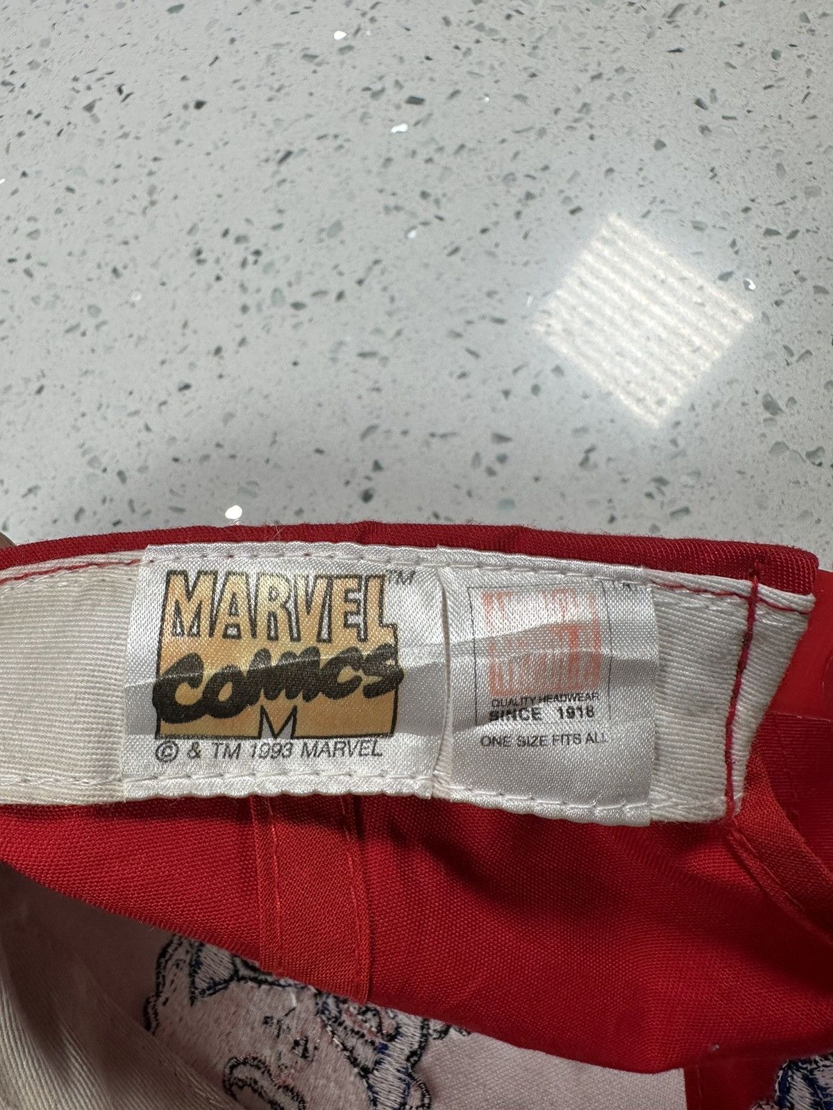 Vintage 1993 Vintage Marvel Captain America Blockhead Hat | Grailed