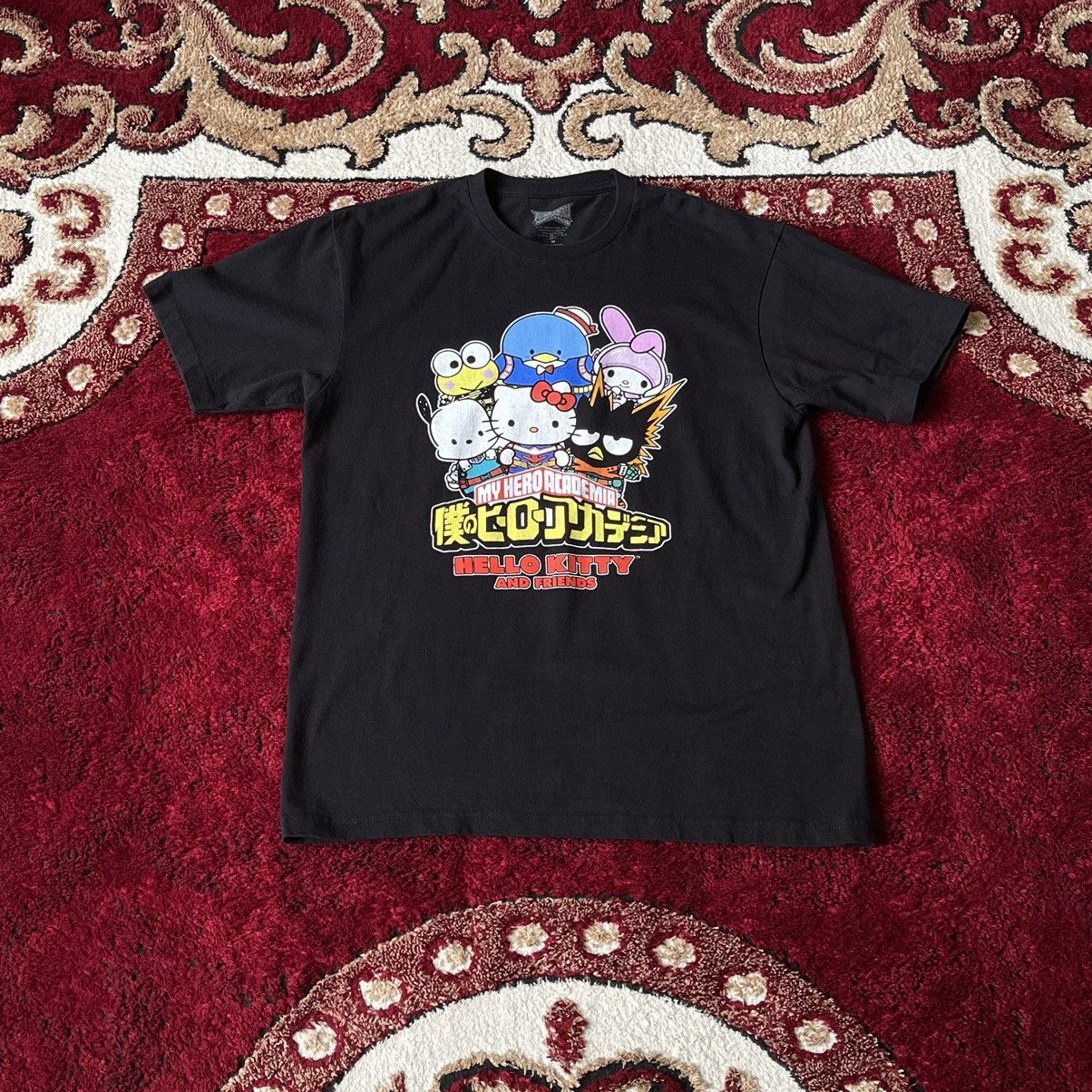 Vintage My Hero Academia Hello Kitty Anime MHA BNHA Graphic T Shirt ...