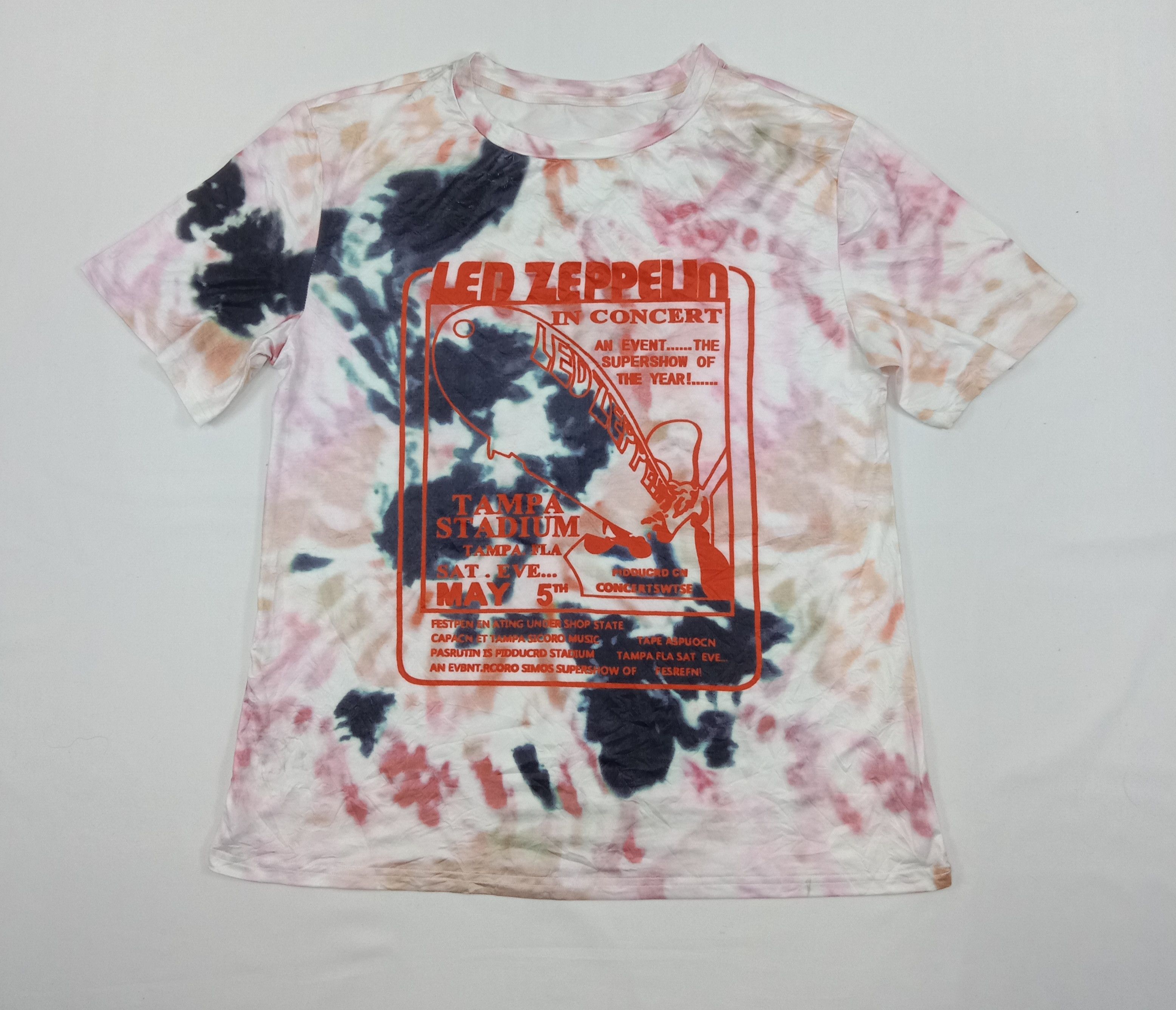 Band Tees × Led Zeppelin × Tour Tee Vintage Led Zeppelin In Concert ...