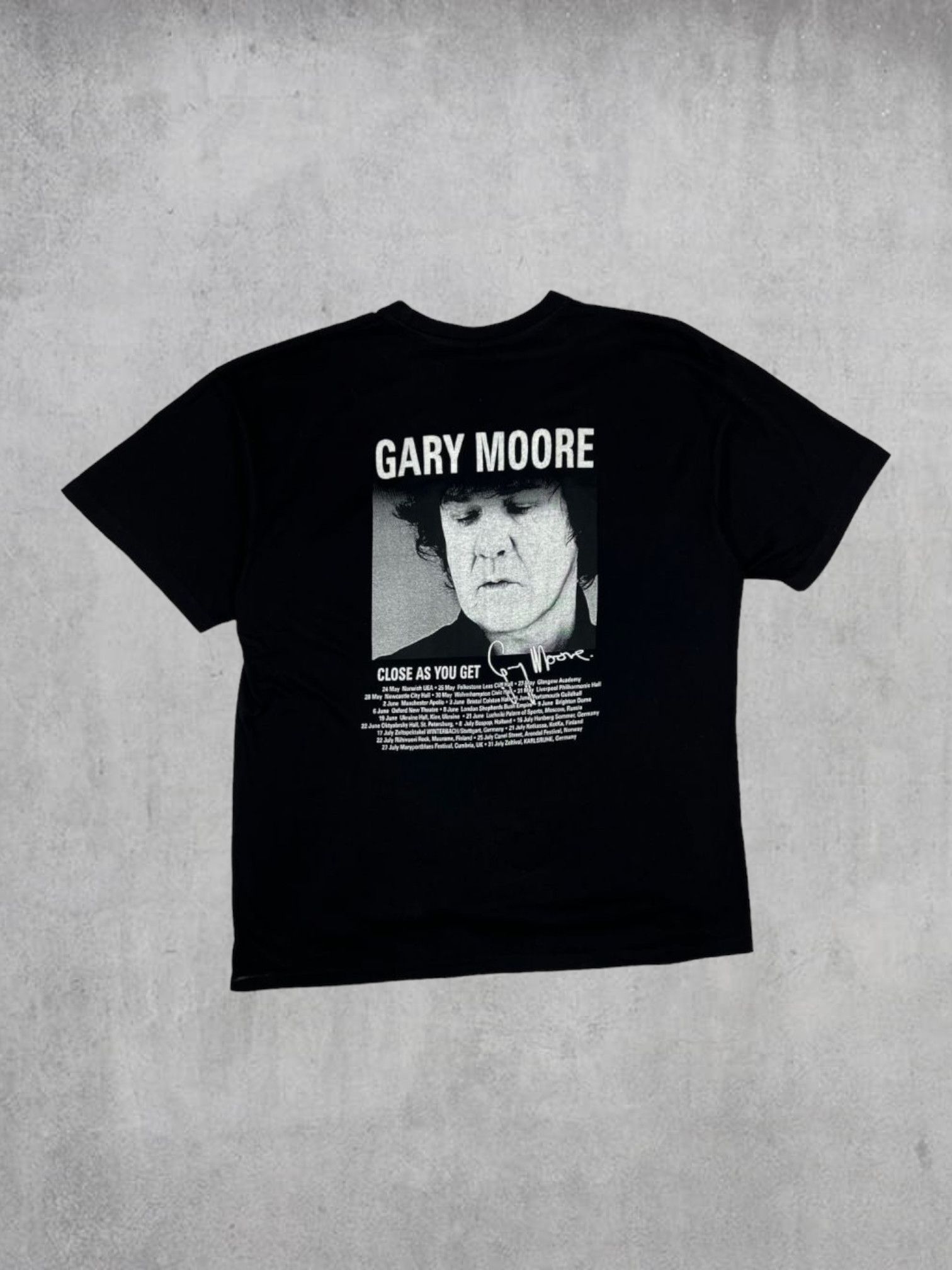 Band Tees × Vintage Vintage 90s Gary Moore band tee tshirt | Grailed