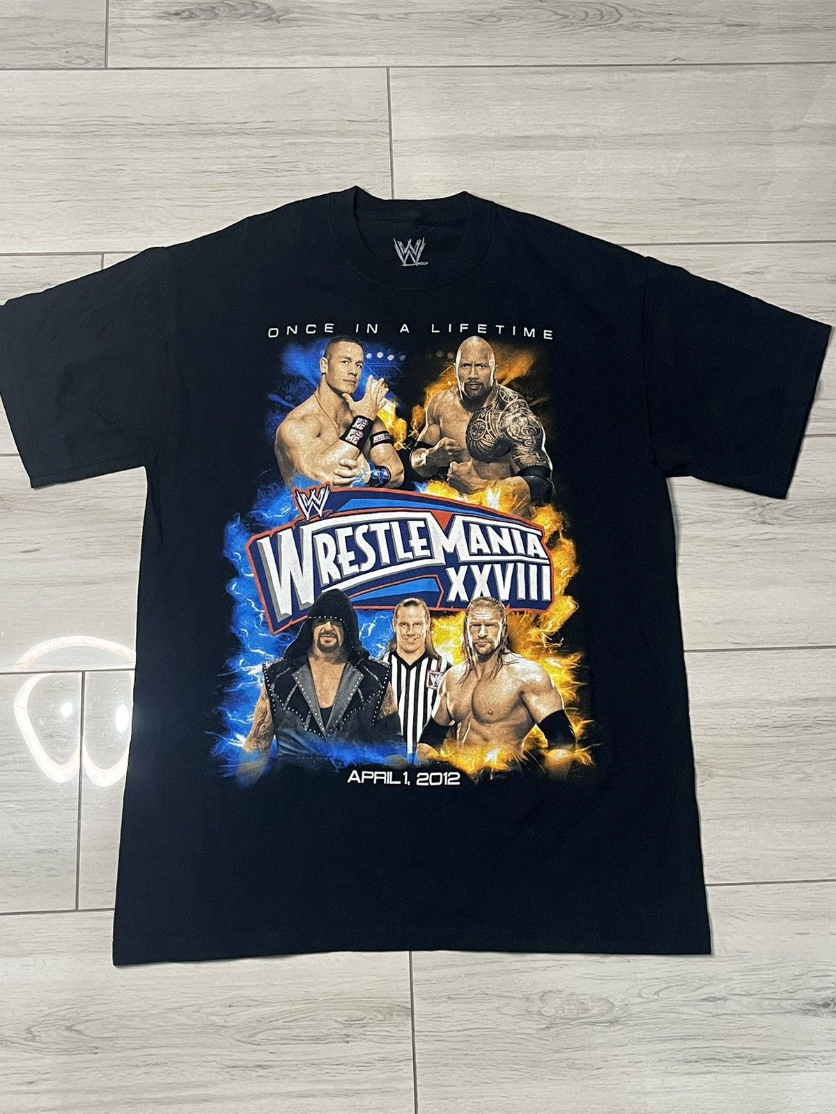 Vintage × WWE Vintage WWE Wrestlemania 28 2012 shirt | Grailed
