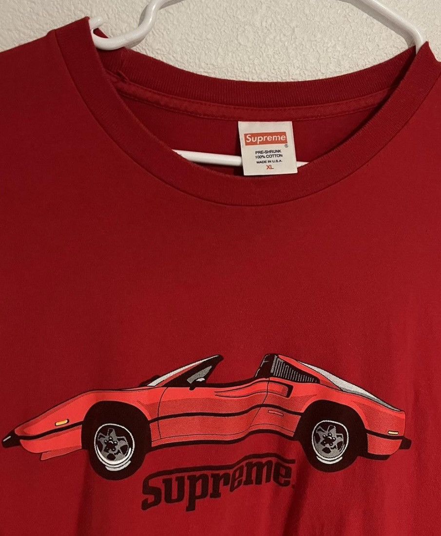 Supreme Red Ferrari supreme tee | Grailed