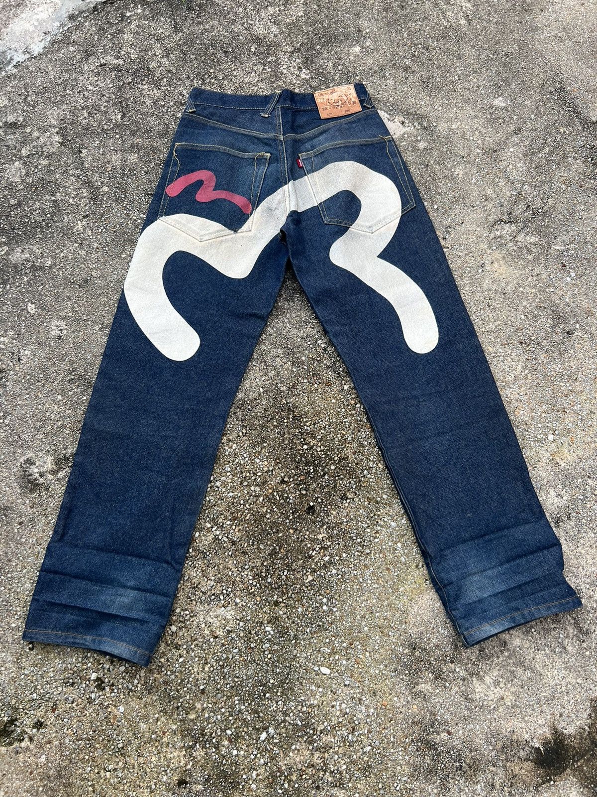 Evisu Japanese Brand Daicock Design Denim Spell Out | Grailed