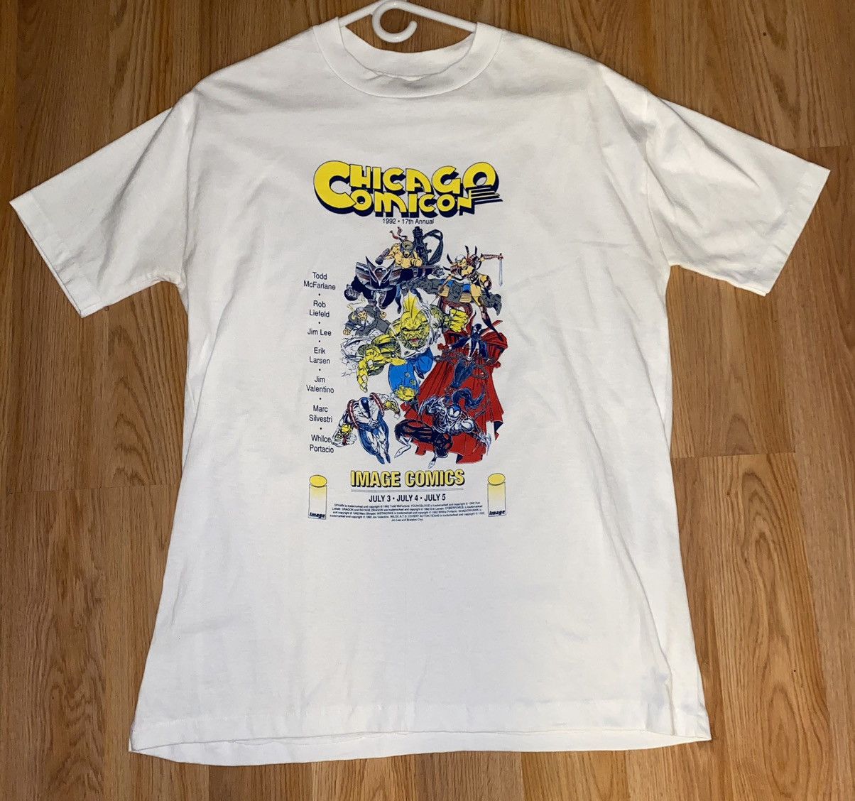 Vintage 1992 Chicago comic con image comics shirt vintage | Grailed