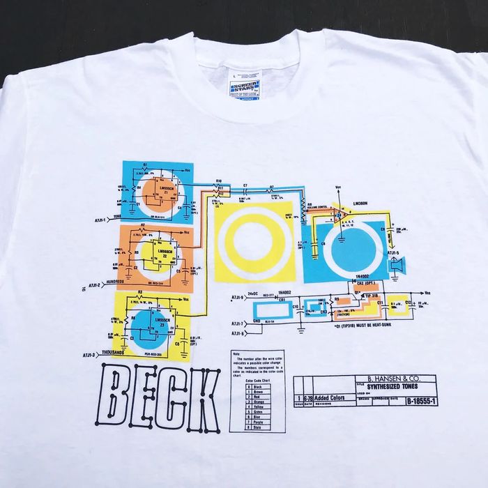 Vintage Beck 90s Vtg Tour Deadstock Screen Stars Hansen Album Tee | Grailed