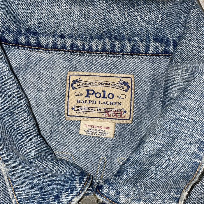 Polo Ralph Lauren Crazy Rare Polo Ralph Lauren Tigers Varsity Denim Jacket | Grailed