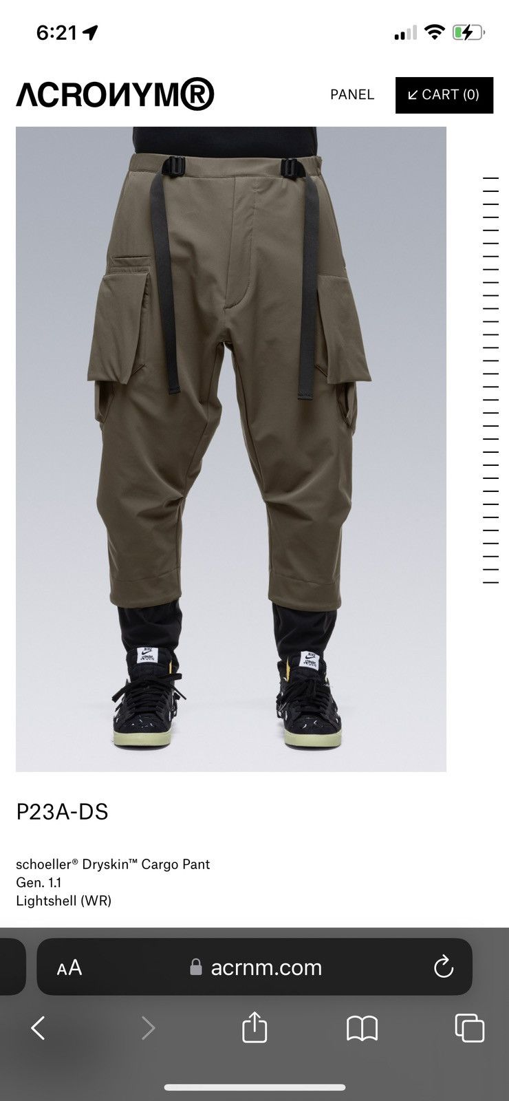 Acronym Acronym P23A-DS Raf Green | Grailed