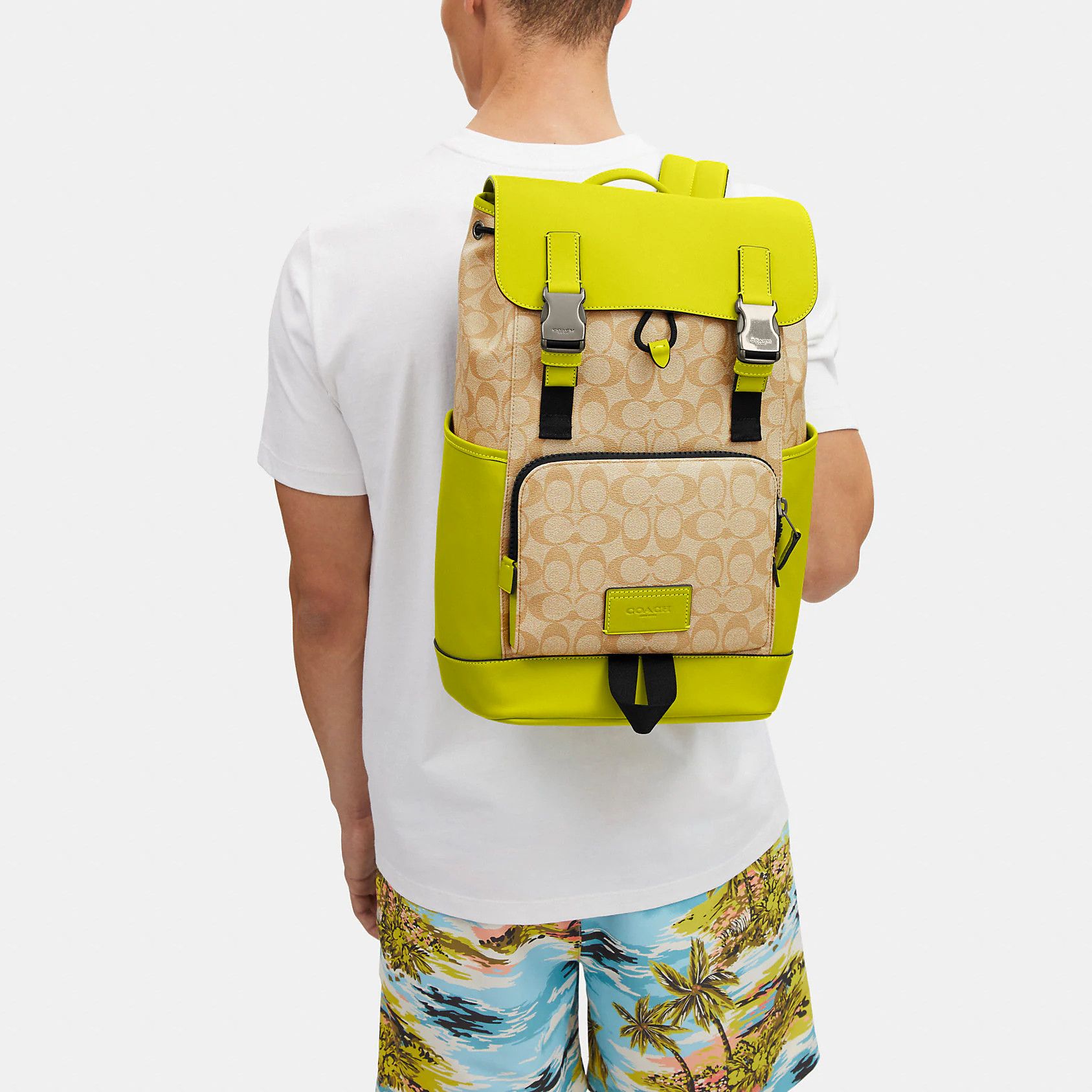 Coach Track Backpack In Signature Canvas | Grailed