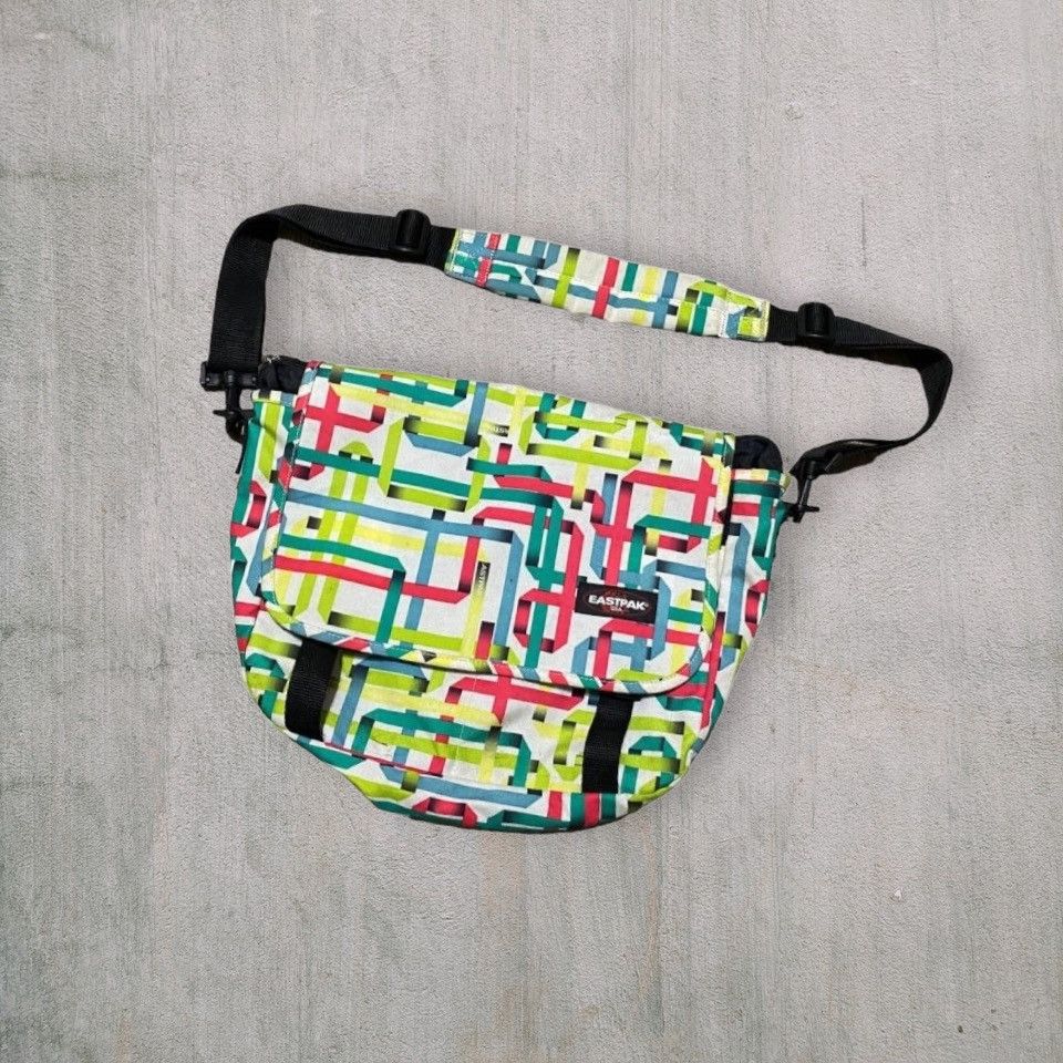Eastpak EASTPAK ACID GEOMETRIC PATTERN RAF SIMONS STYLE Y2K BAG | Grailed