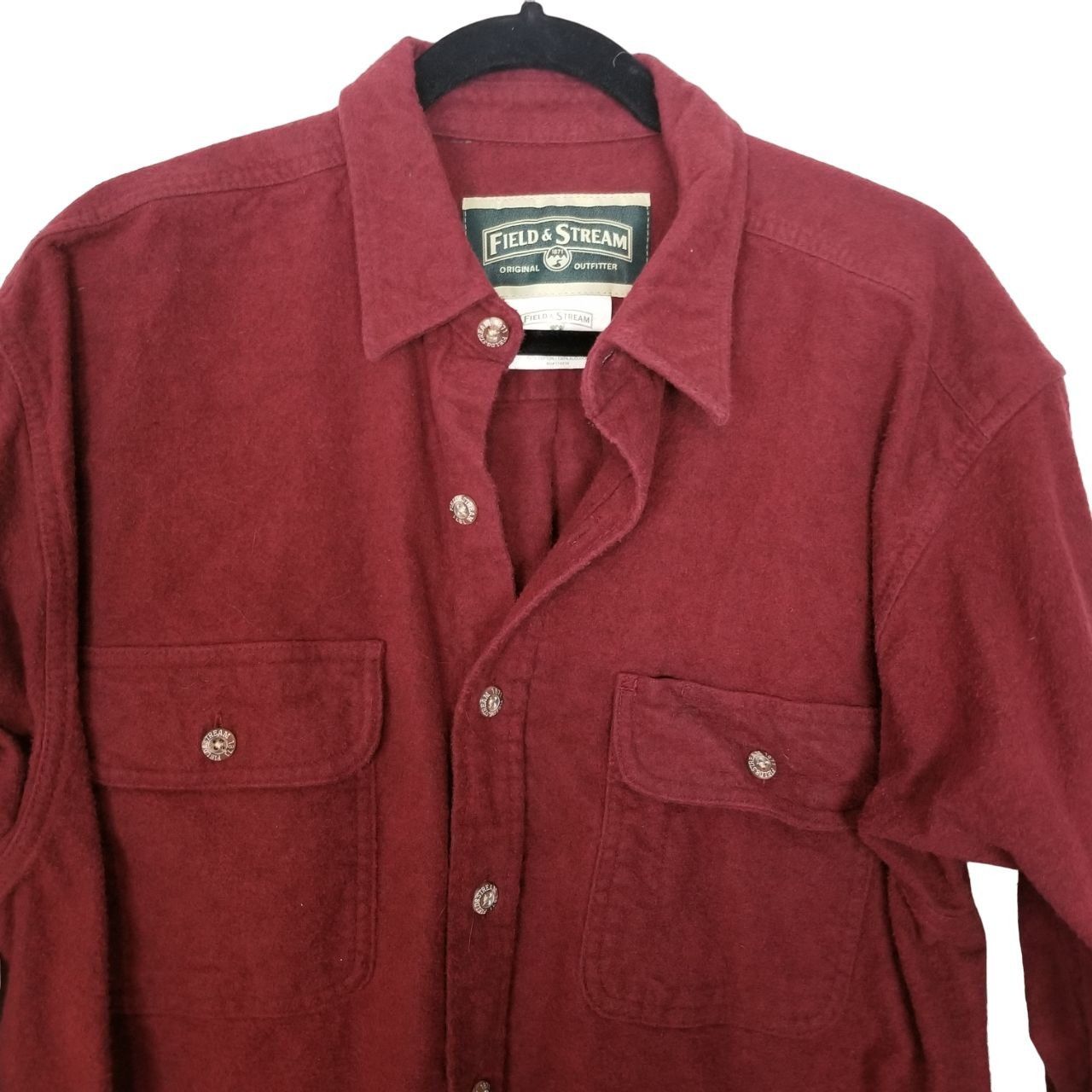 Field & Stream Field & Stream L Button Up Heavyweight Flannel Shirt ...