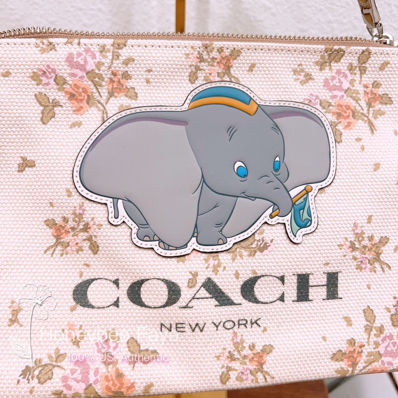 Coach Disney Gallery Pouch With Rose Bouquet Print And Dumbo | Grailed