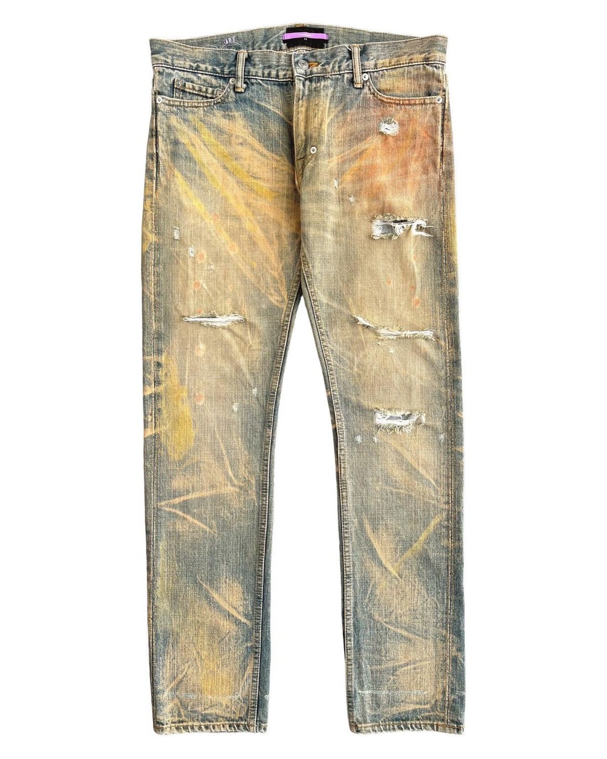 Phenomenon “Paint Splatter” Color Wash Denim | Grailed