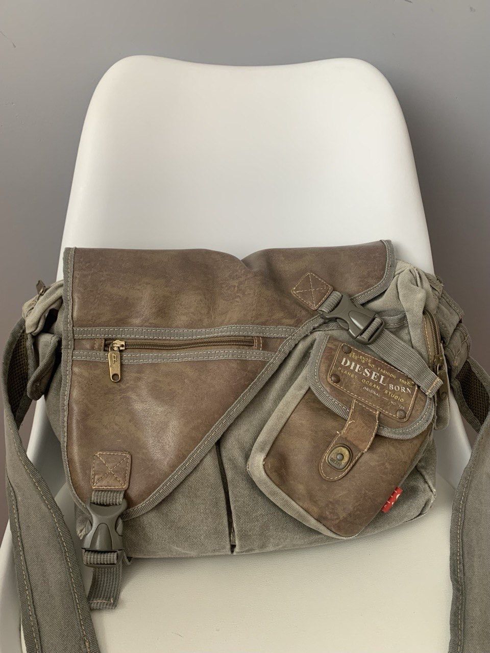 Diesel × Streetwear × Vintage Vintage Diesel Avant Garde Crossbody ...