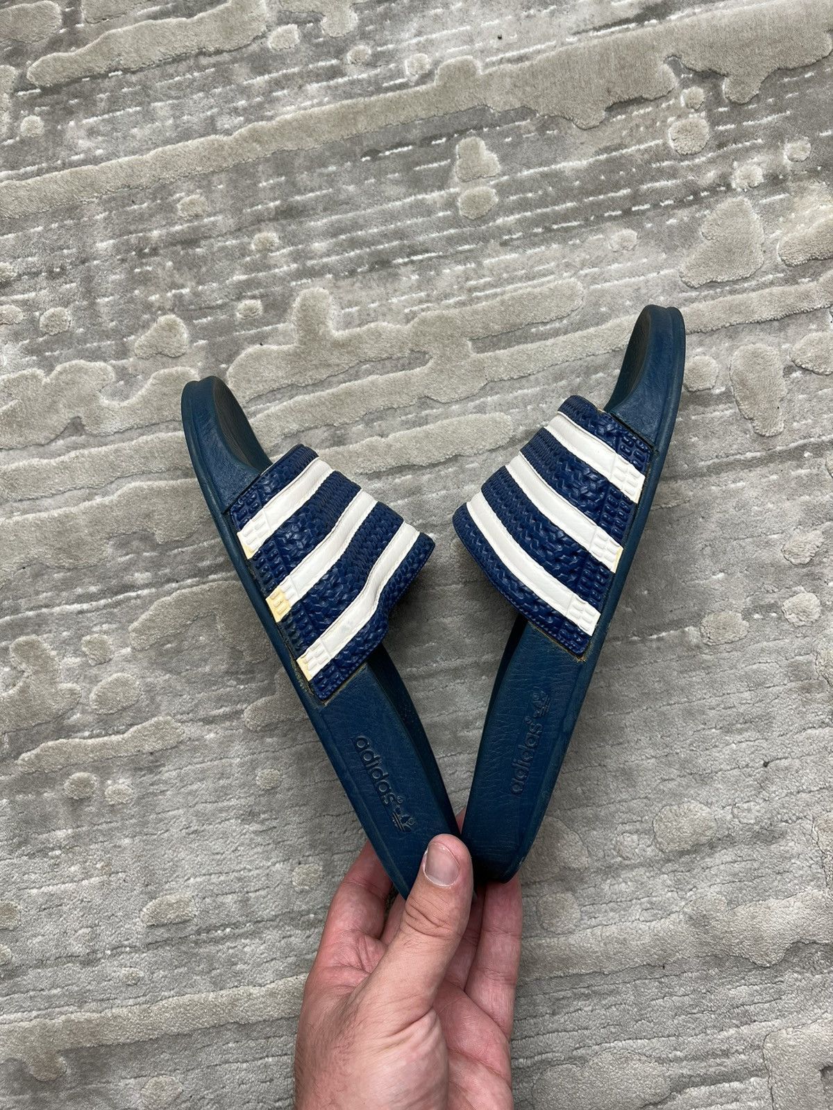 Adidas × Streetwear × Vintage Adidas adilette vintage rare sliders OG ...